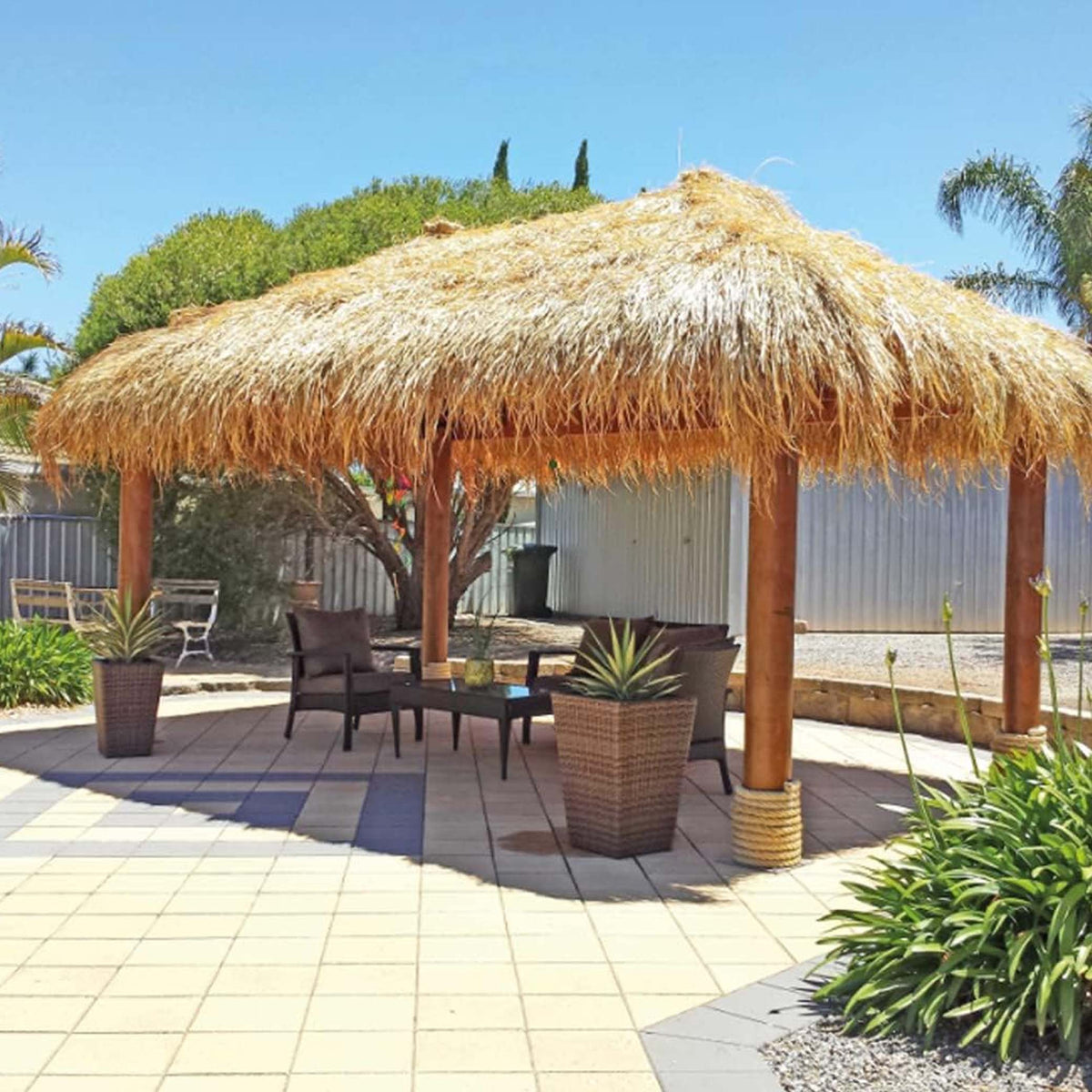 Synthetic Thatch FAN A 50cm x 5 Meter — GoldenGate-Maldives