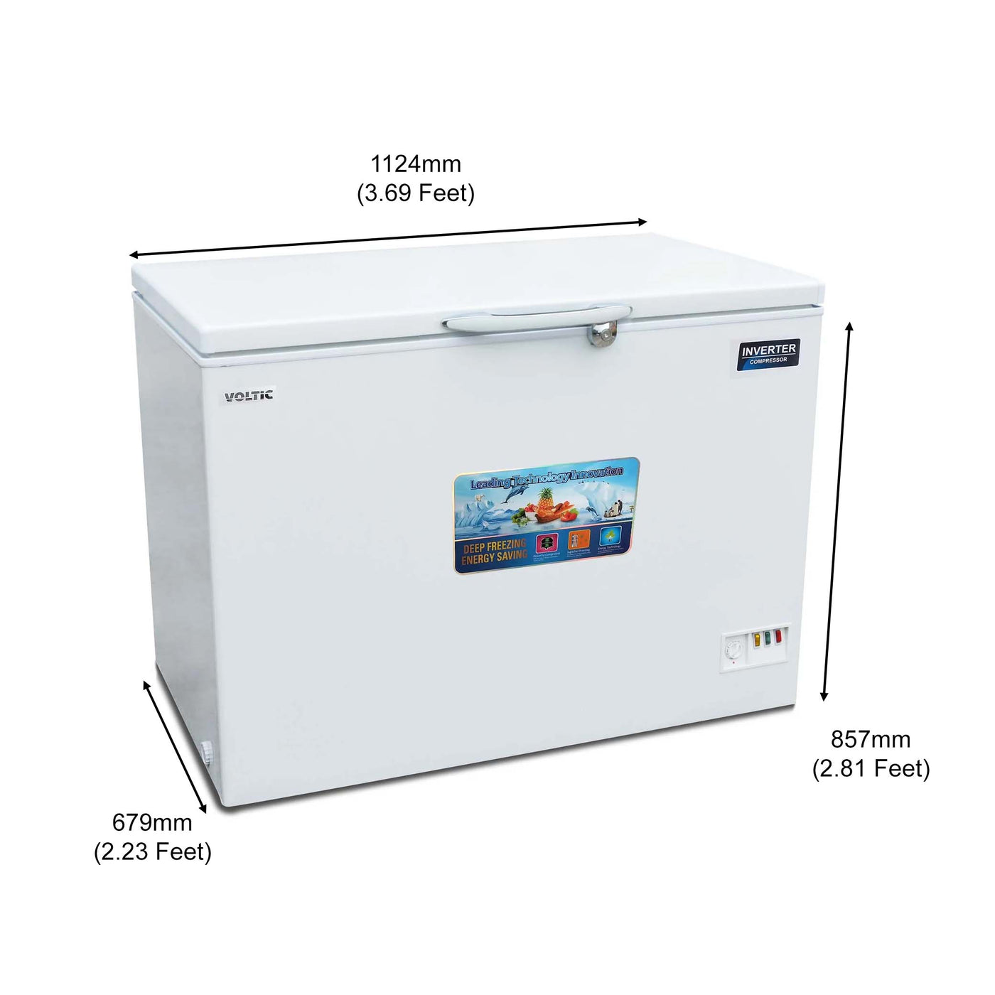 Voltic Chest Freezer Inverter 300 Ltr — GoldenGate-Maldives